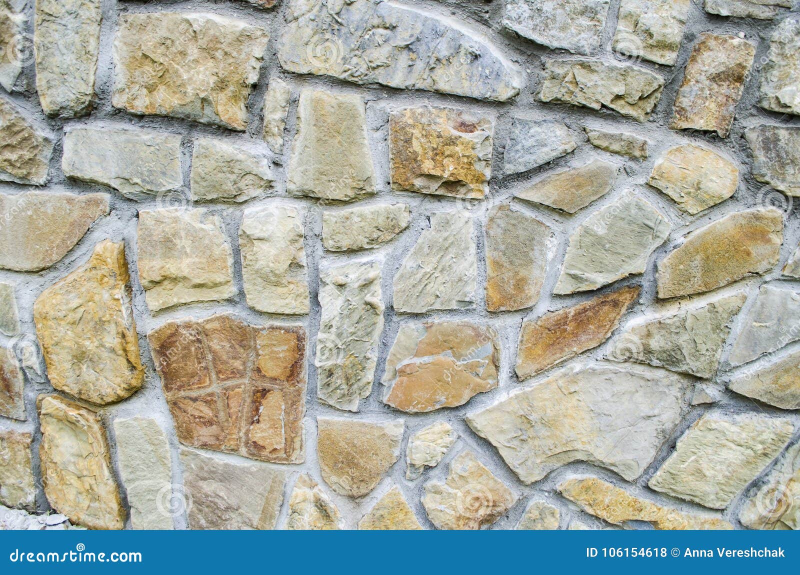 Srone Wall Background. Pattern of Color Stone Wall Texture Stock Photo ...