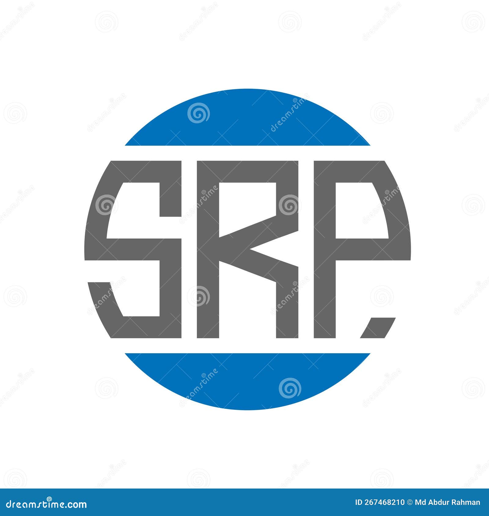 SRP Letter Logo Design on White Background. SRP Creative Initials ...