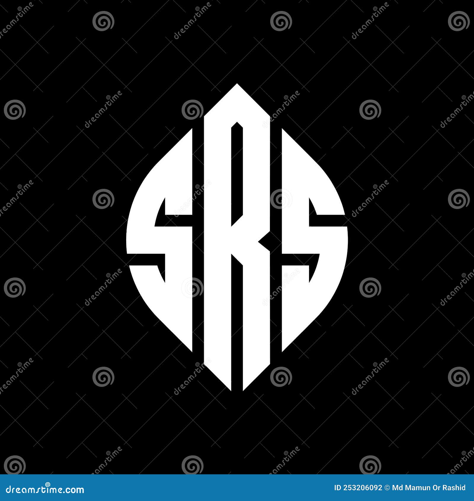 SRS Circle Letter Logo Design with Circle and Ellipse Shape. SRS ...