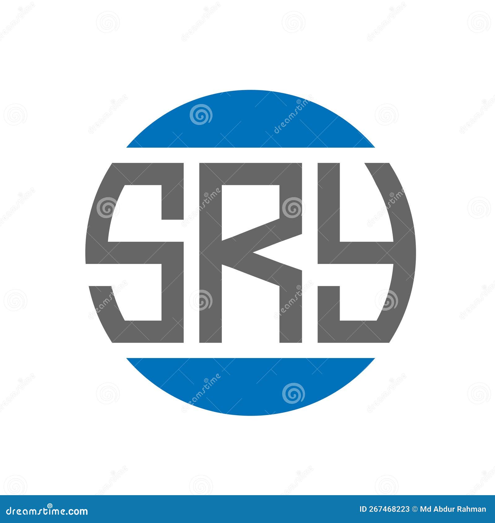SRY Letter Logo Design On White Background. SRY Creative Initials ...
