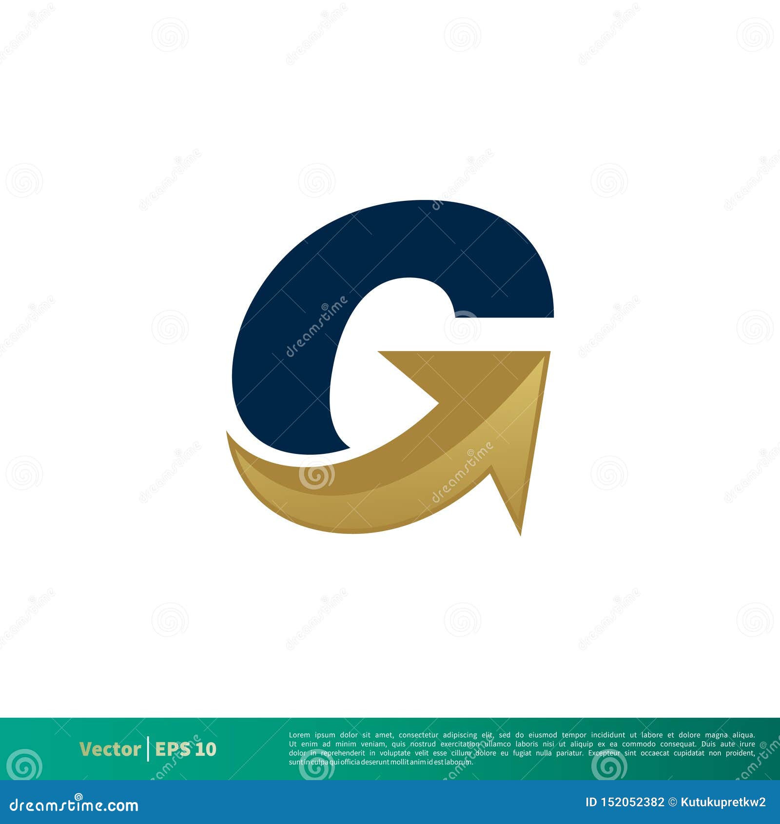 G Letter Arrow Icon Vector Logo Template Illustration Design. Vector ...