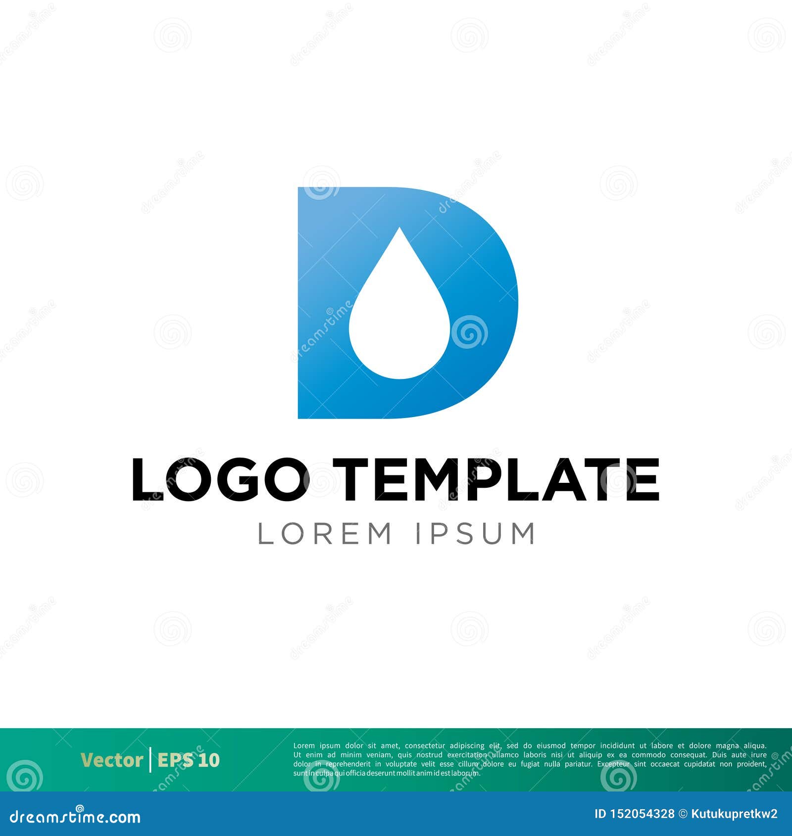 Letter R Drop Water Logo Vector. Royalty-Free Stock Photography ...