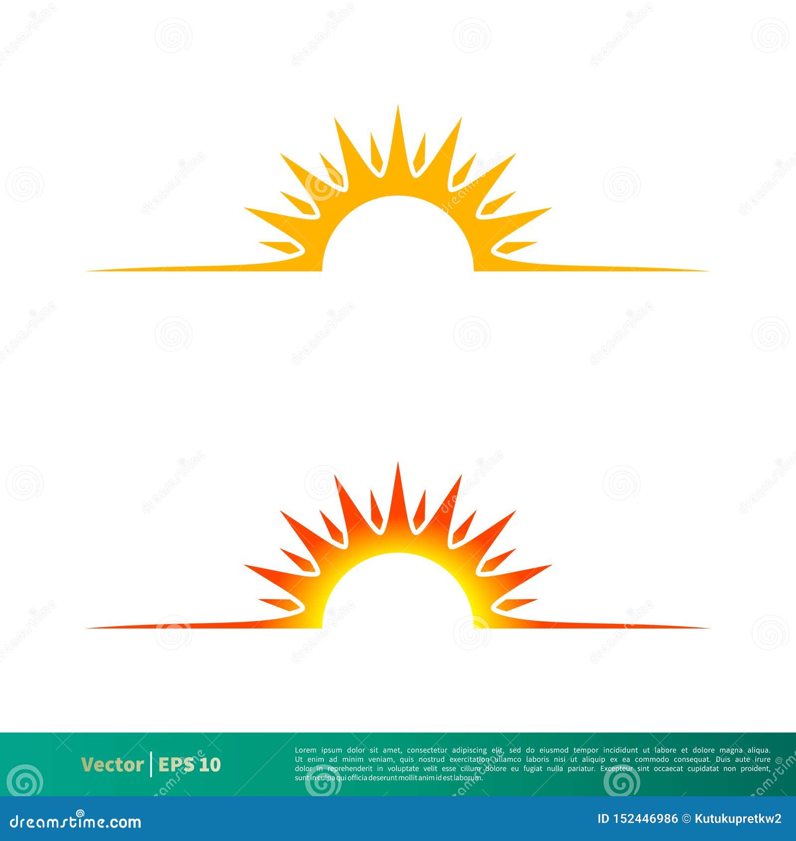 Sunshine Icon Vector Logo Template Illustration Design. Vector EPS 10 ...