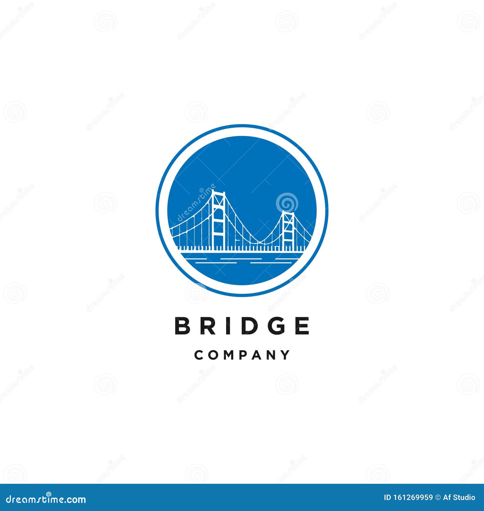 BRIDGE LOGO / BRIDGE VECTOR ILLUSTRATION Stock Vector - Illustration of ...