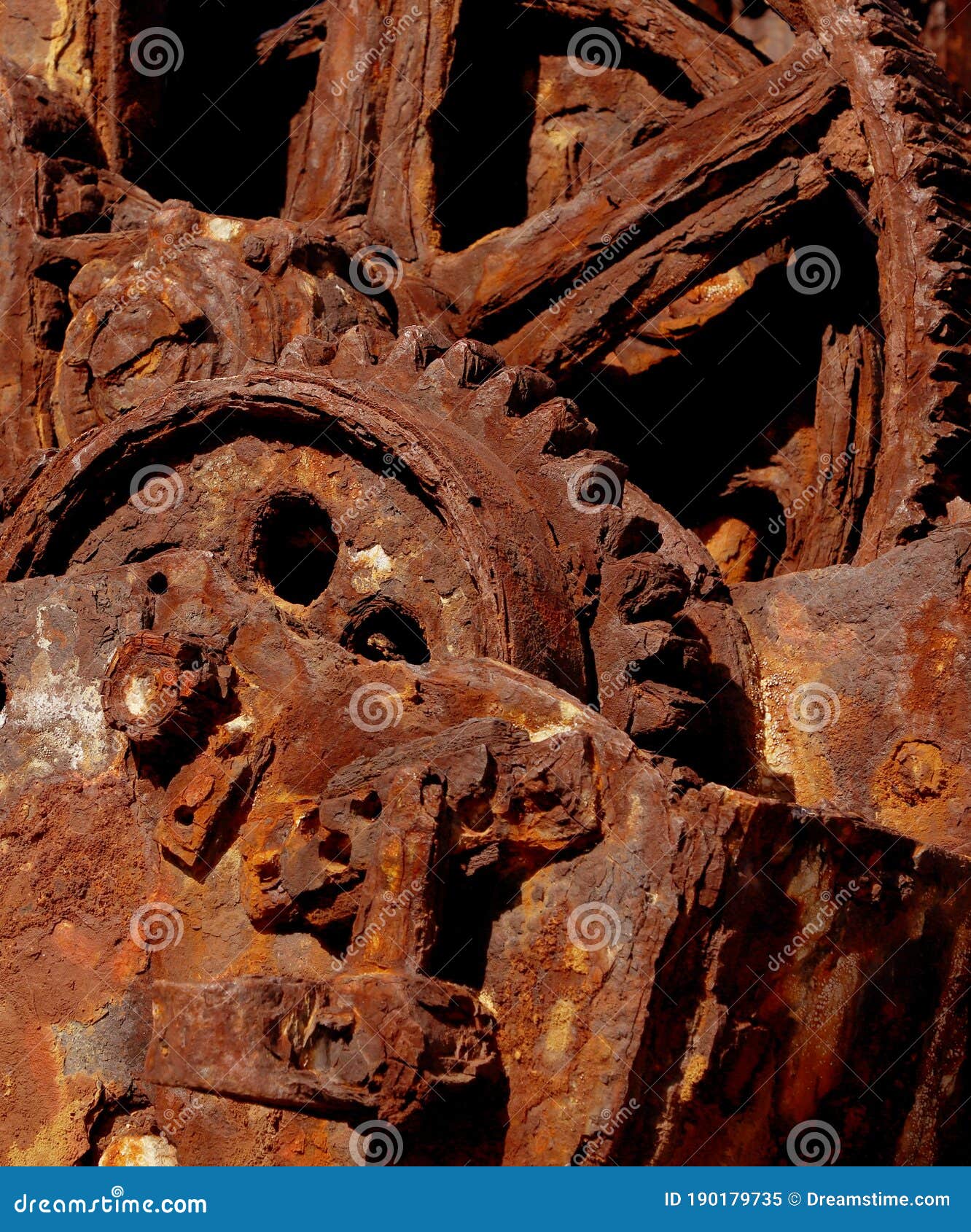 SS Dominator Shipwreck stock image. Image of greek, rusty - 190179735