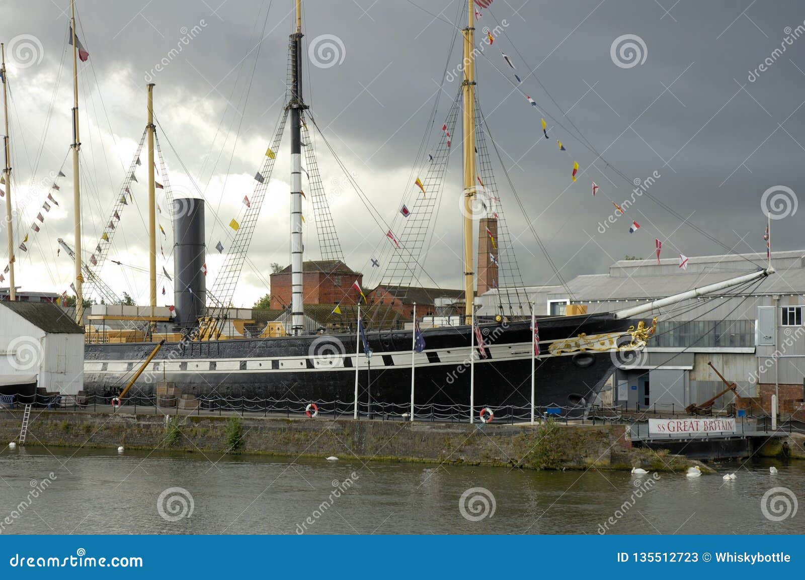 SS Great Britain editorial stock photo. Image of stormy - 135512723