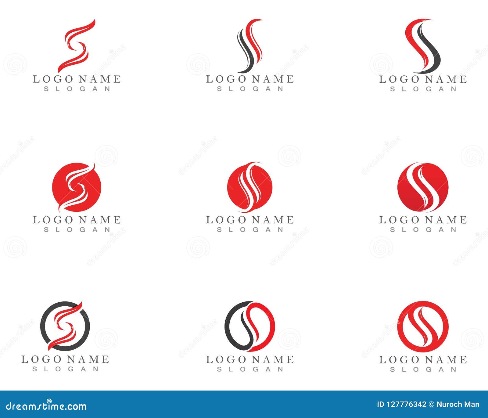 SS Logos and Symbols Template Icons App Stock Vector - Illustration of ...