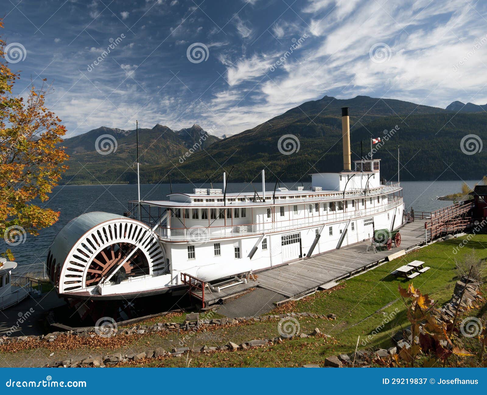 SS Moyie sternwheeler stock image. Image of historic - 29219837
