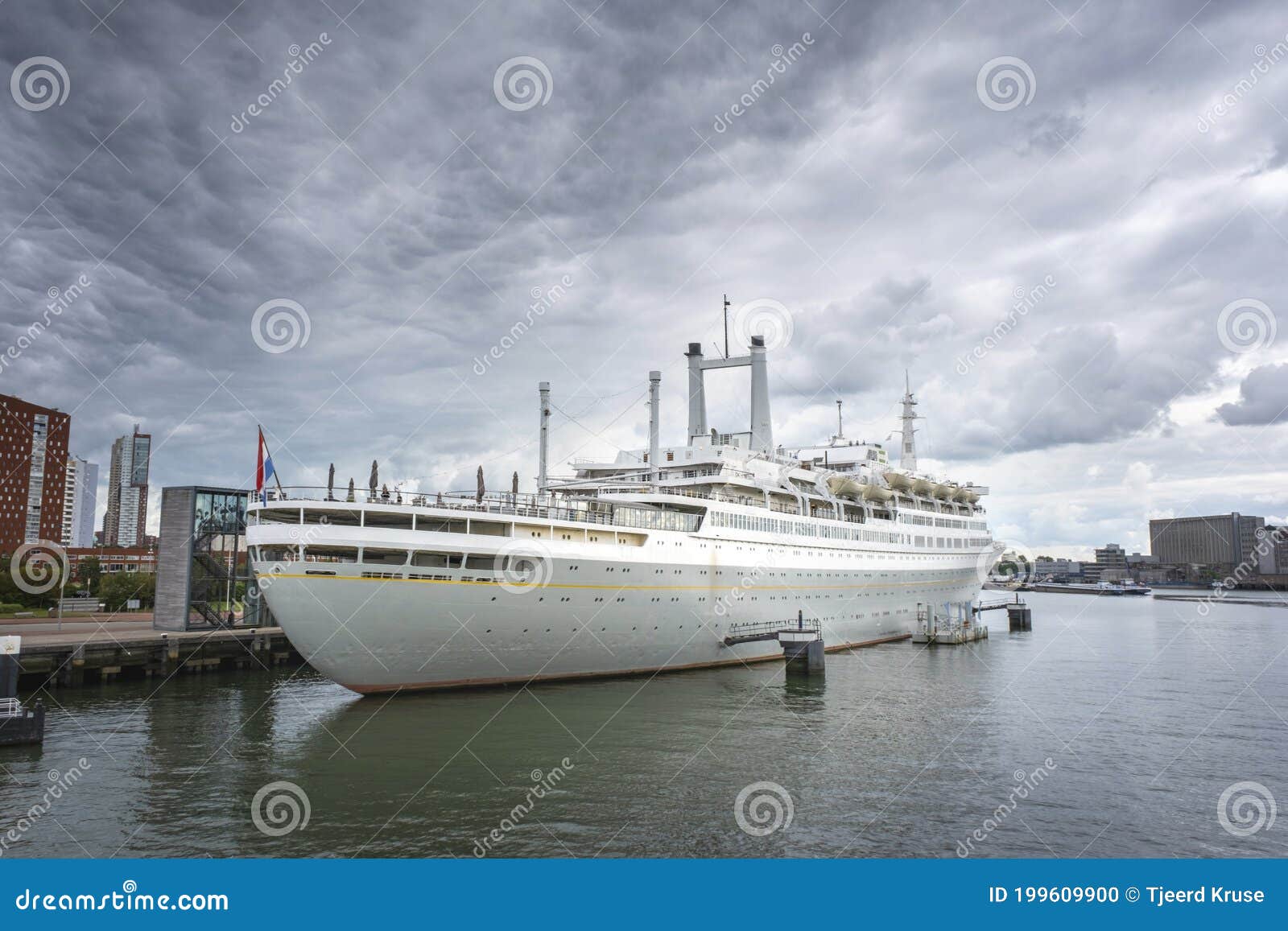 Ss Rotterdam Hotel & Restaurants Ship in Rotterdam Netherlands Stock ...