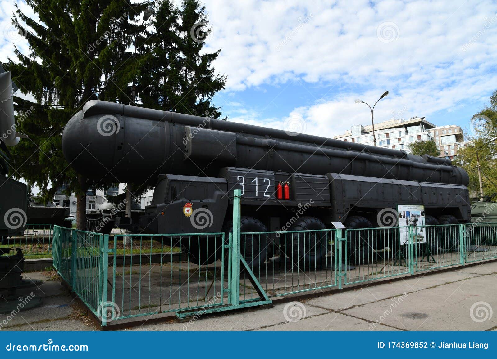 The SS-20 Saber Intermediate-range Ballistic Missile Exhibited at ...