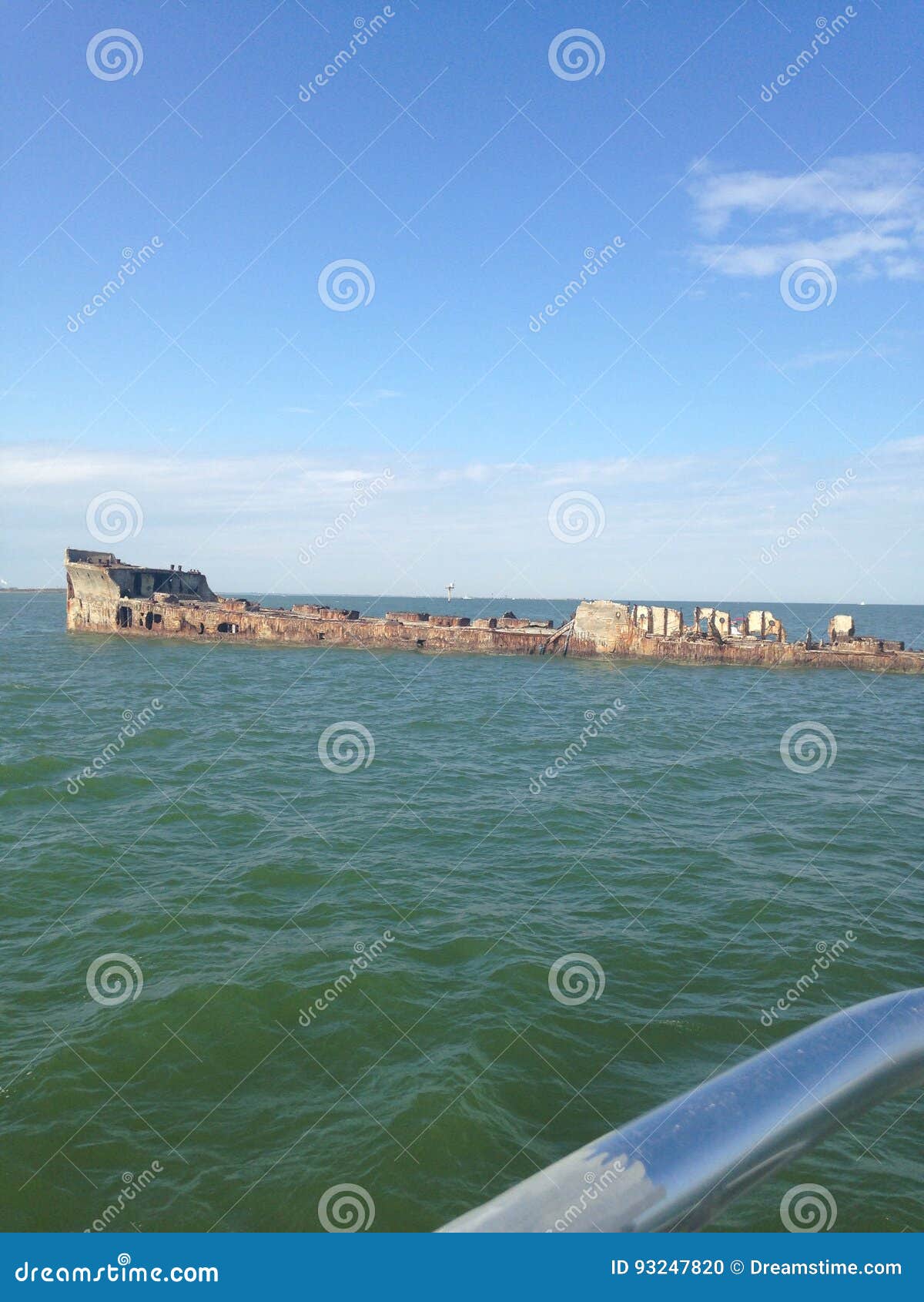 SS Selma stock photo. Image of galveston, sunken, ocean - 93247820