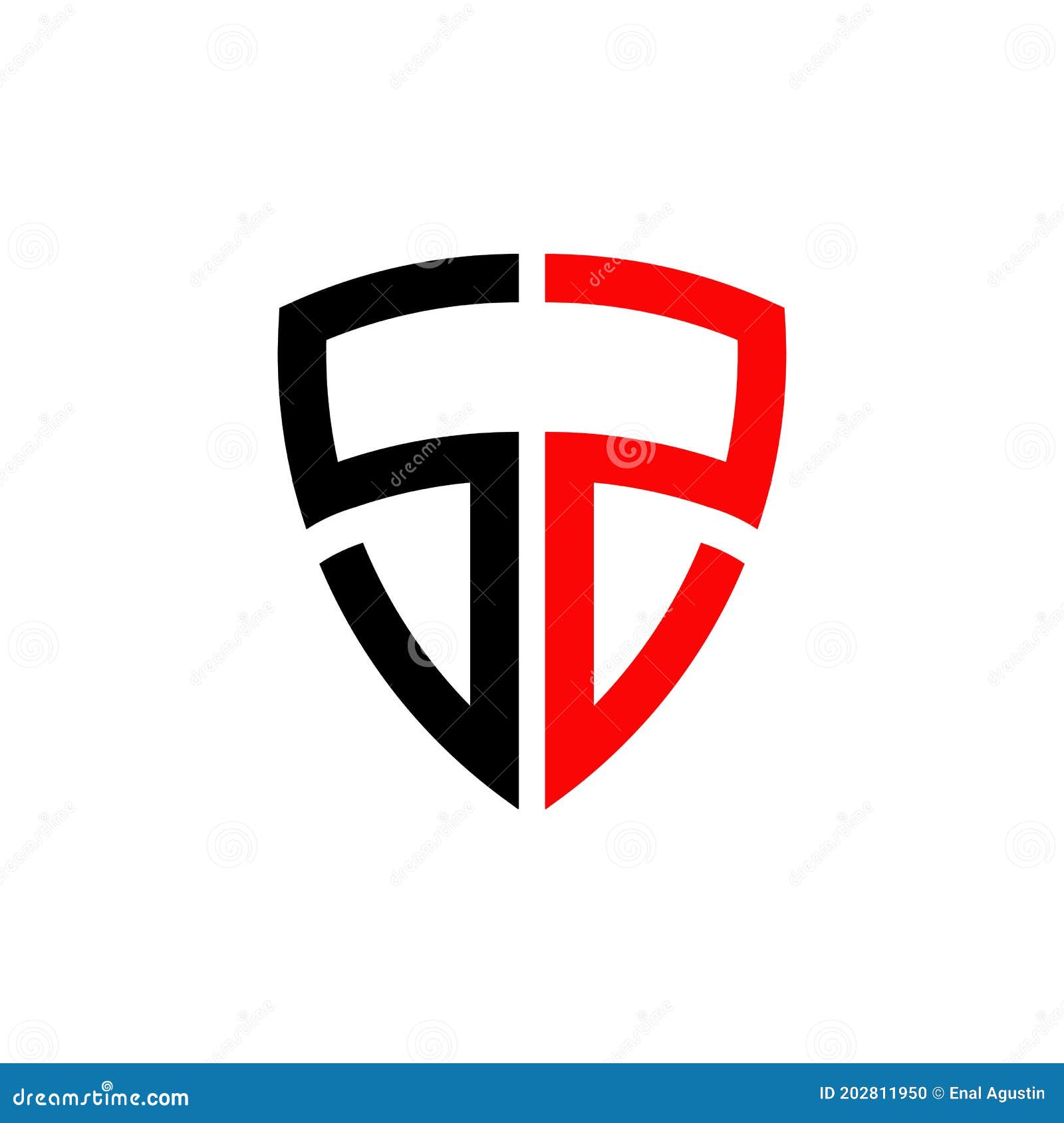 SS Shield Letter Logo Design Template Stock Vector - Illustration of ...