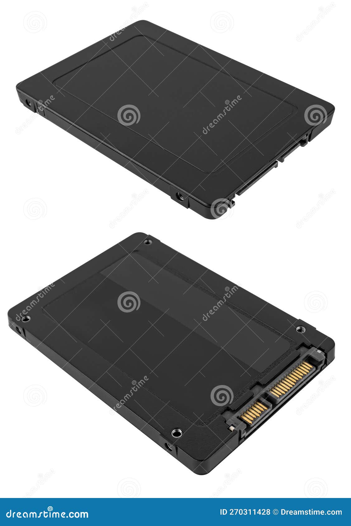 SSD Disk, Solid State Drive, Isolated on White Background Stock Photo ...