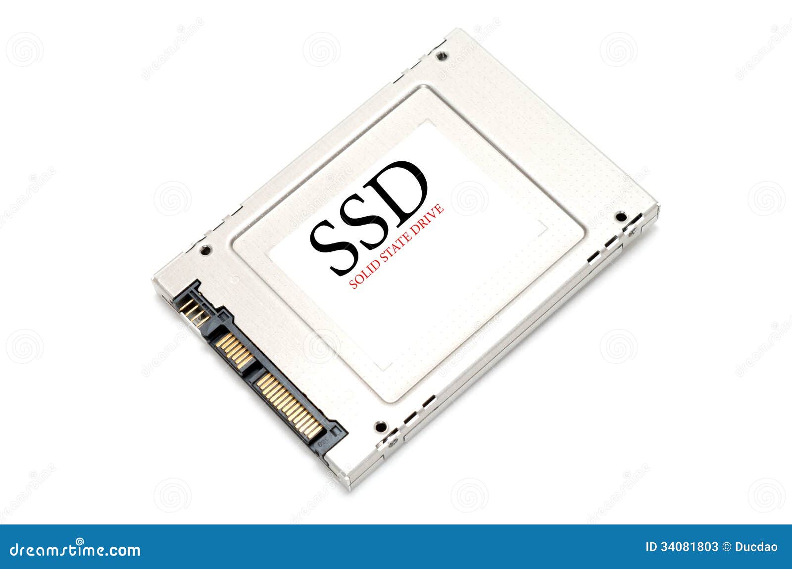 SSD Drive stock image. Image of gigabyte, interface, hardware - 34081803