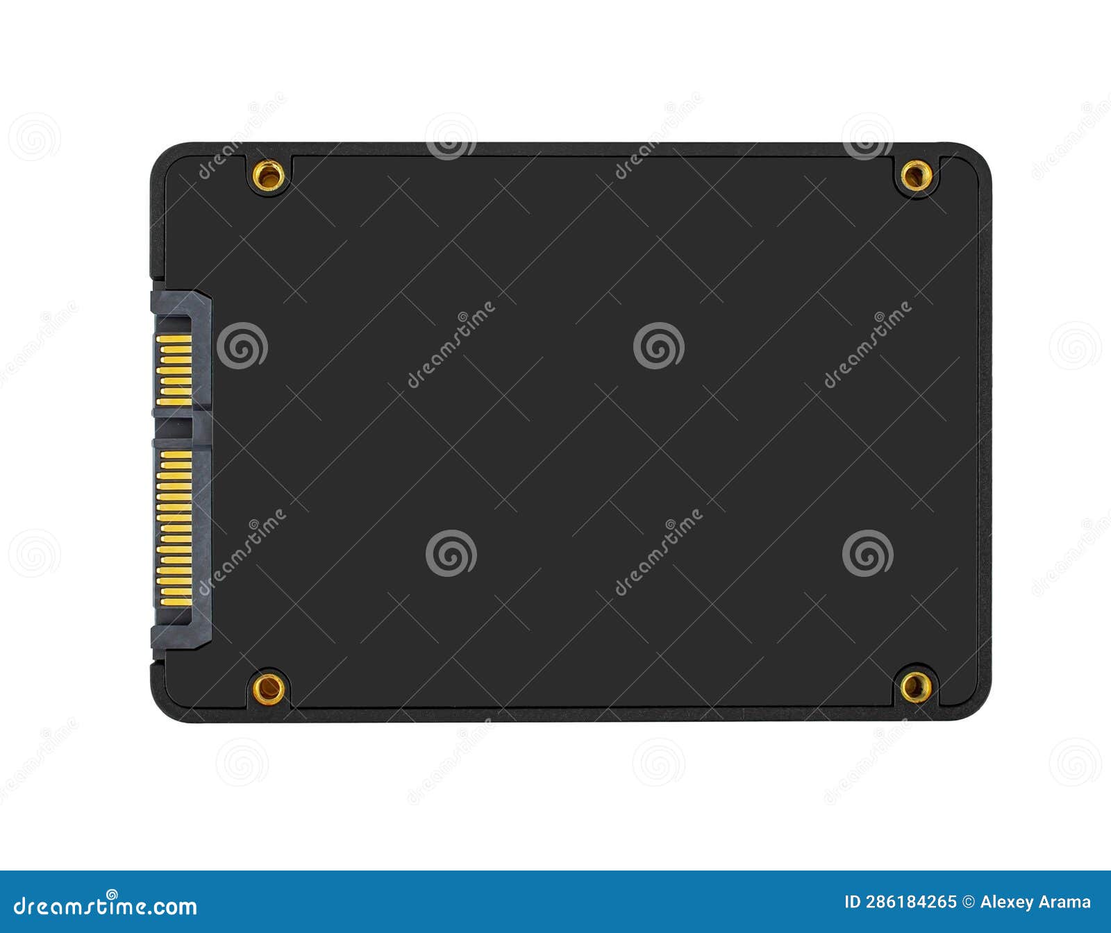 SSD Drive, Digital Data Storage, on White Background in Isolation Stock ...