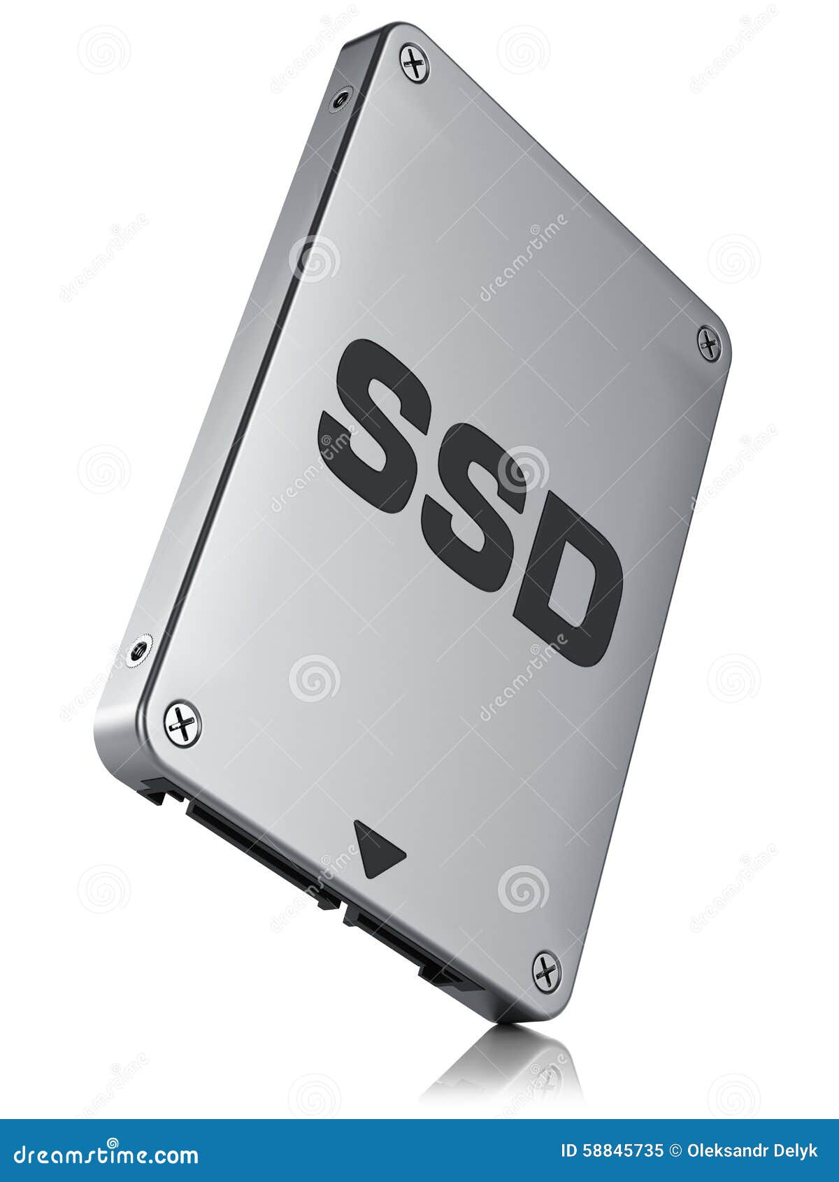 SSD Drive, State Solid Drive Stock Illustration - Illustration of drive ...