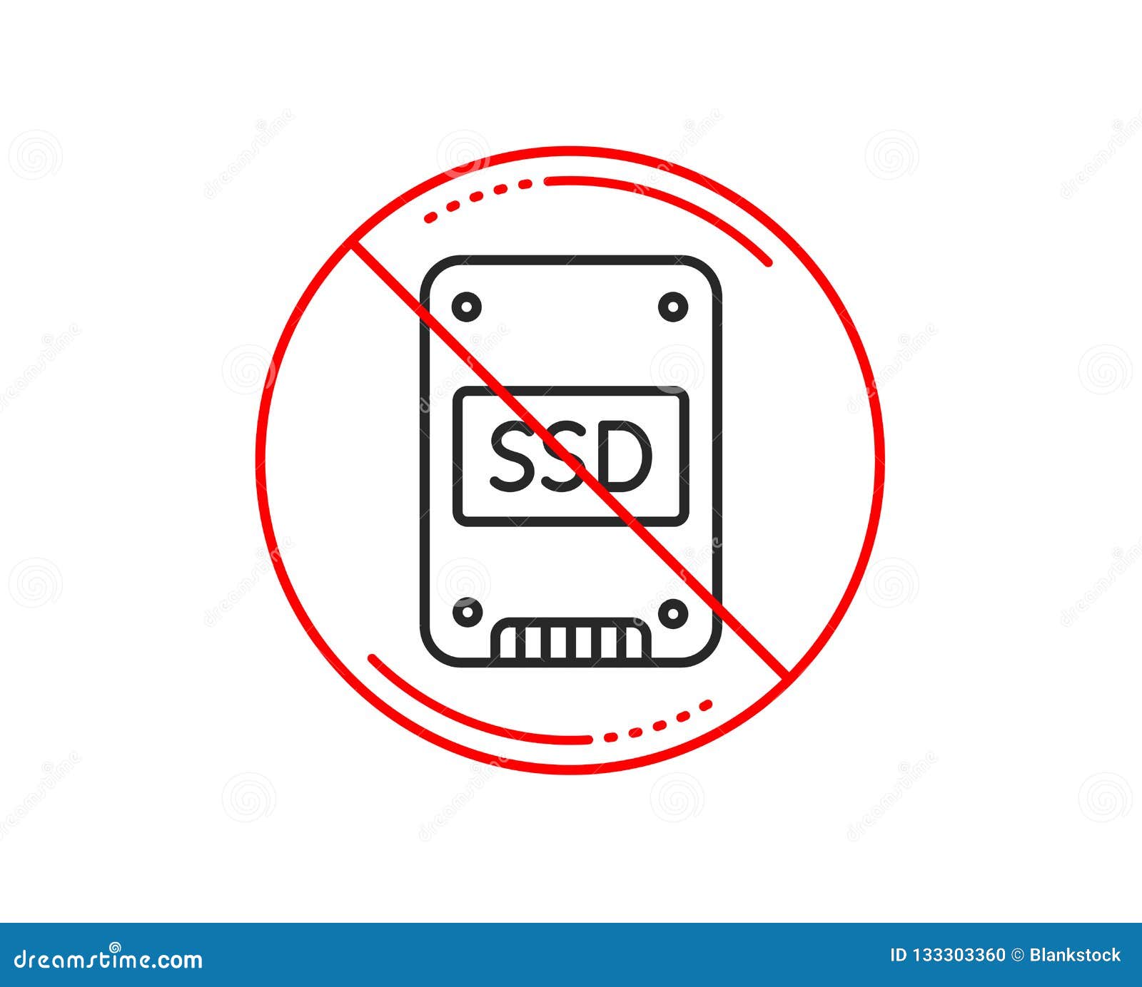 SSD Icon. Solid-state Drive Sign. Vector Stock Vector - Illustration of ...