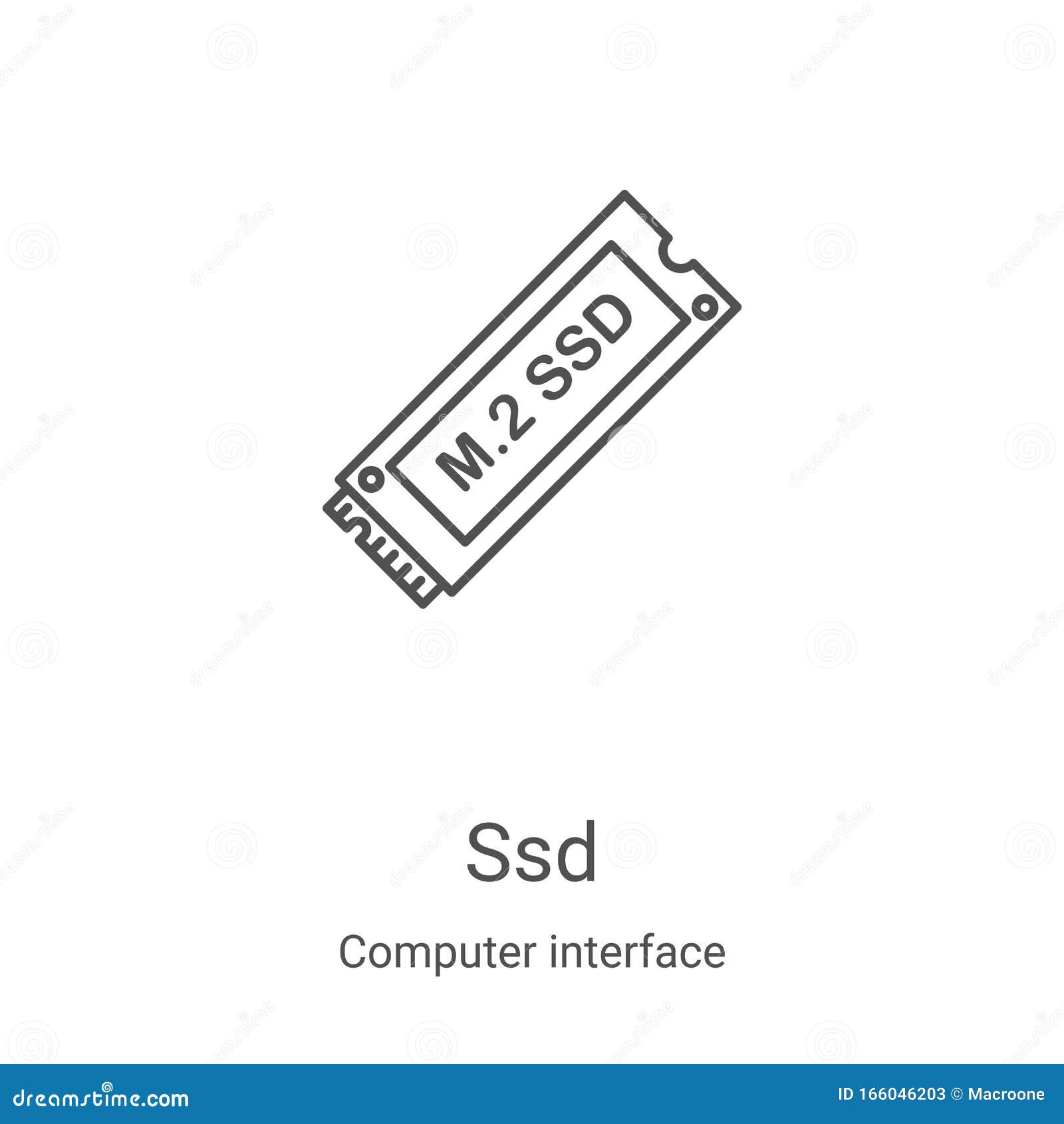 Linear Sata Icon From Electronic Devices Outline Collection. Thin Line ...