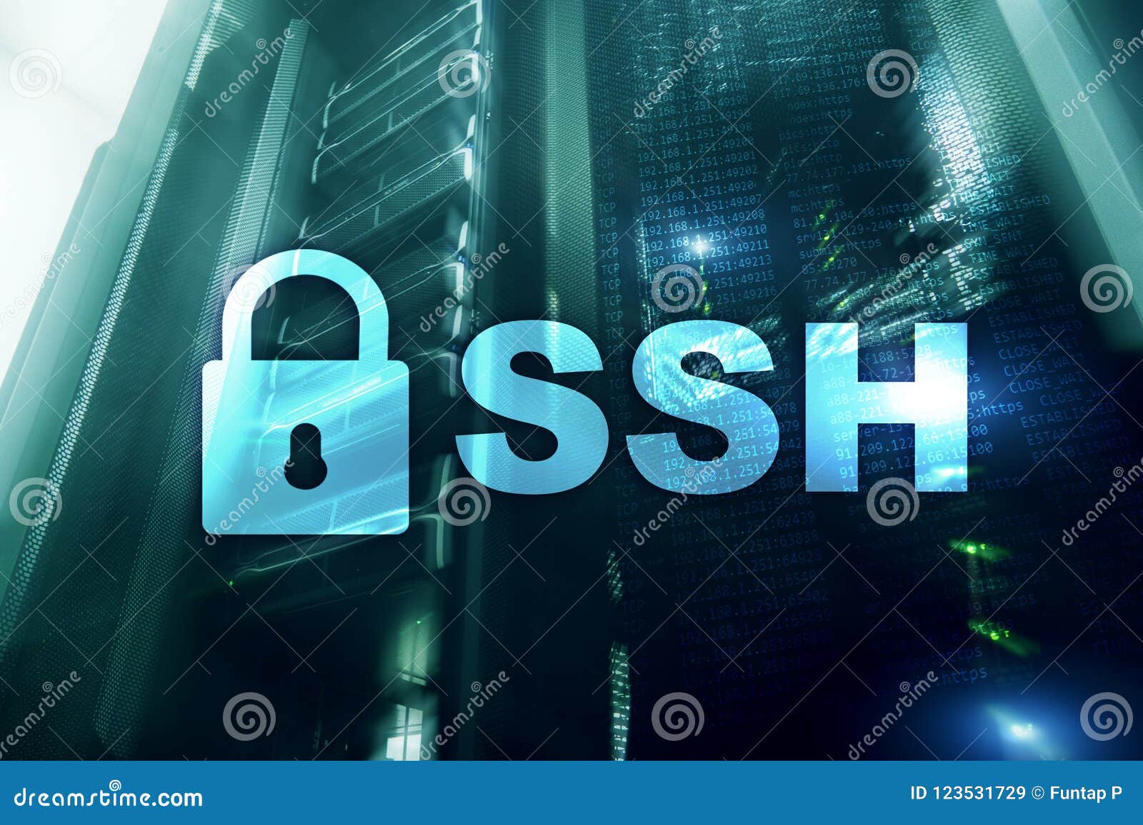 SSH, Secure Shell Protocol and Software. Data Protection, Internet and ...