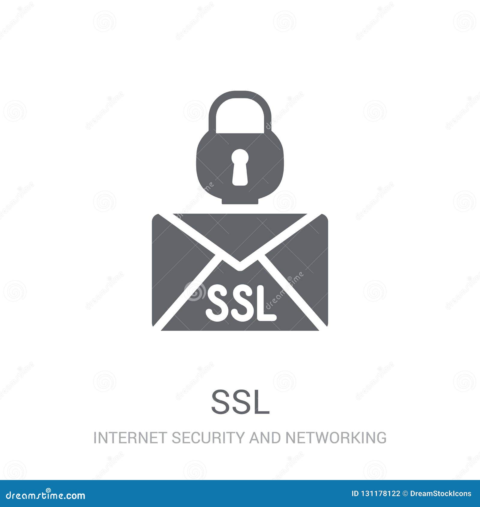 Ssl Icon. Trendy Ssl Logo Concept on White Background from Inter Stock ...