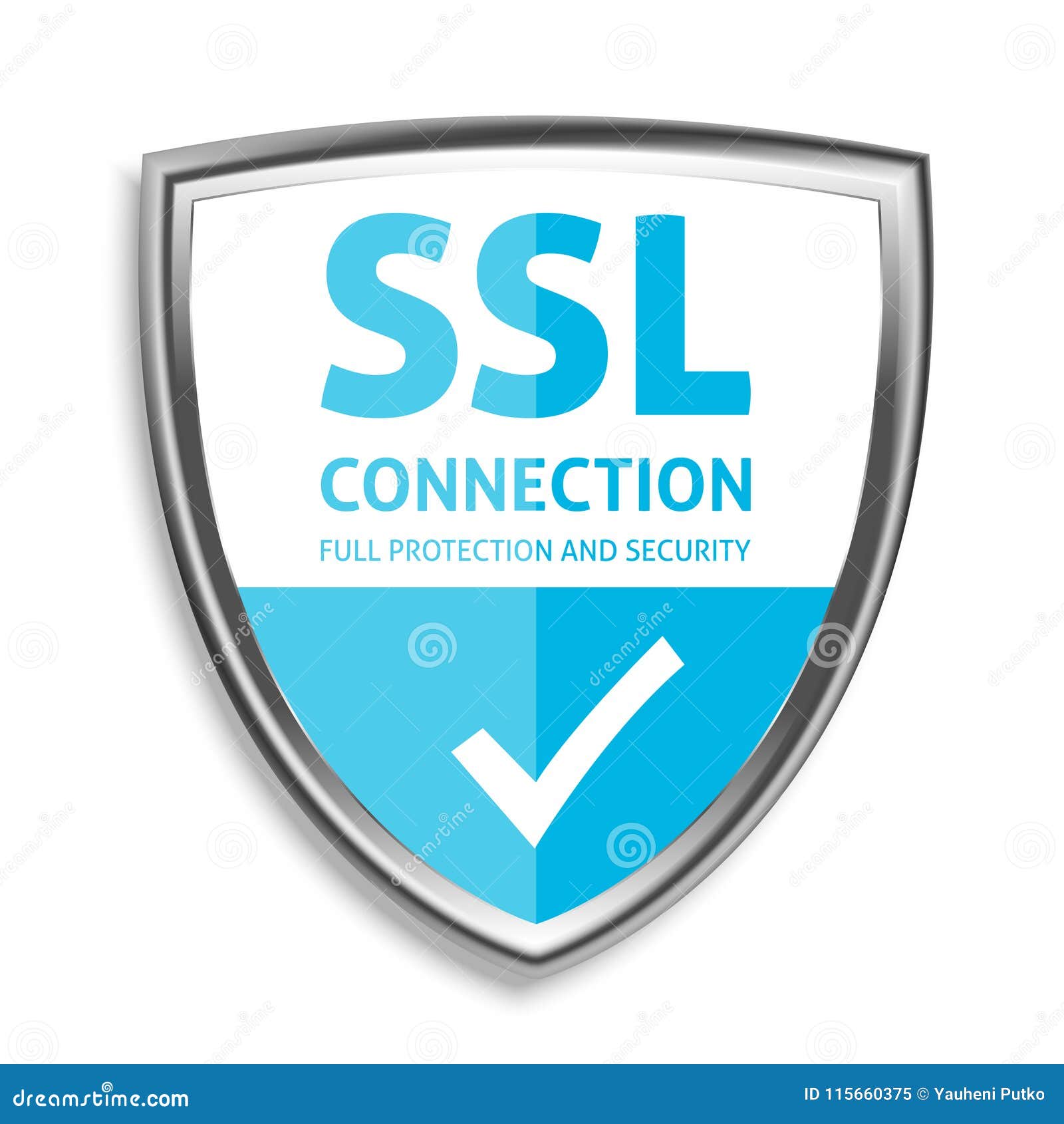 SSL Secure Connection Banner. Stock Vector - Illustration of cyberspace ...
