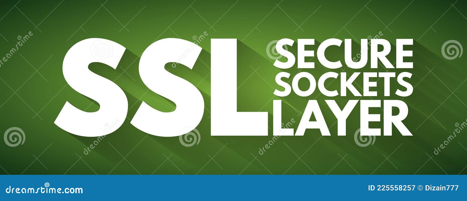 SSL - Secure Sockets Layer Acronym, Technology Concept Background ...