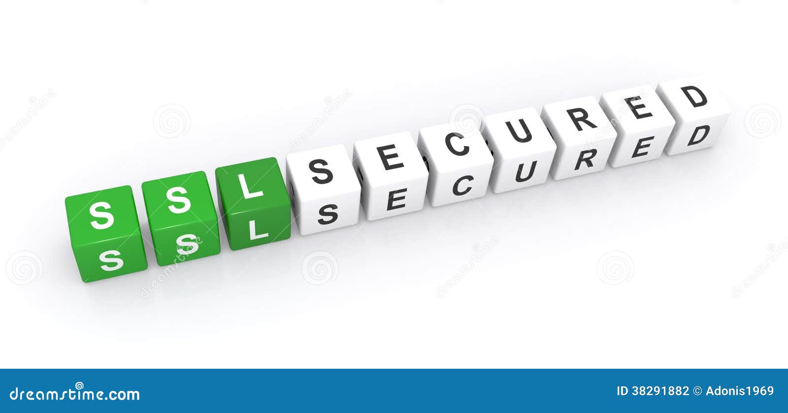 SSL secured sign stock photo. Image of white, isolated - 38291882