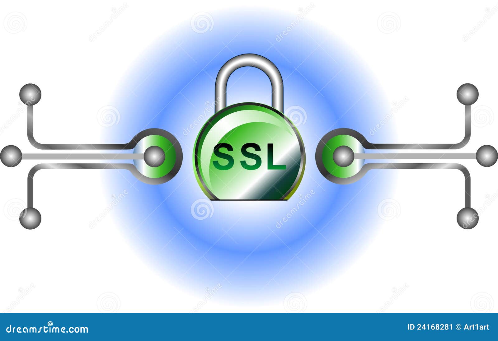 Ssl Security Stock Illustration Illustration Of Acquisition 24168281