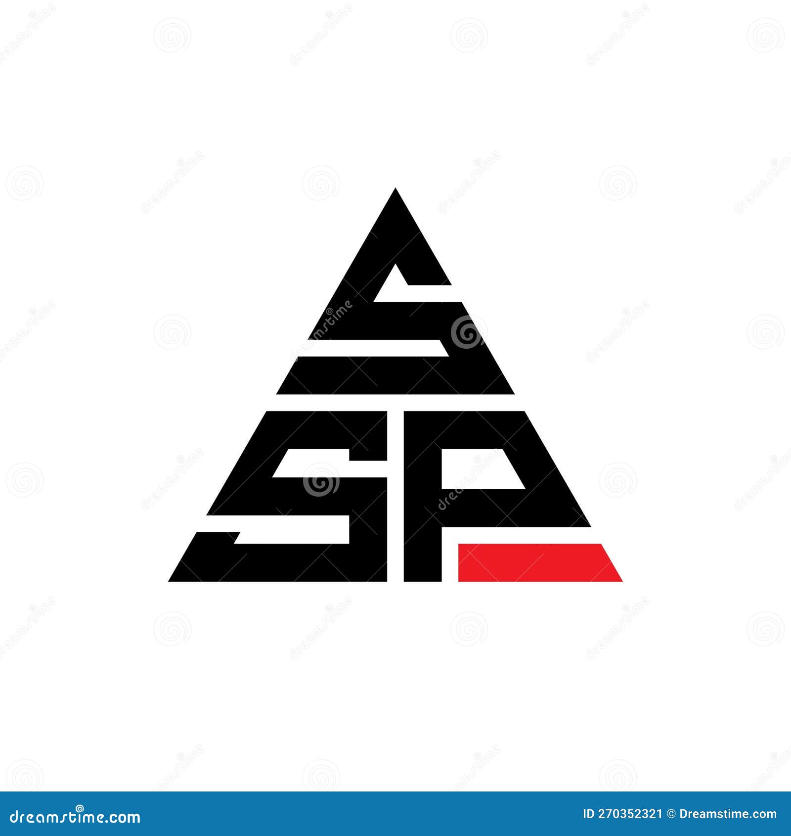 SSP Triangle Letter Logo Design With Triangle Shape. SSP Triangle Logo ...