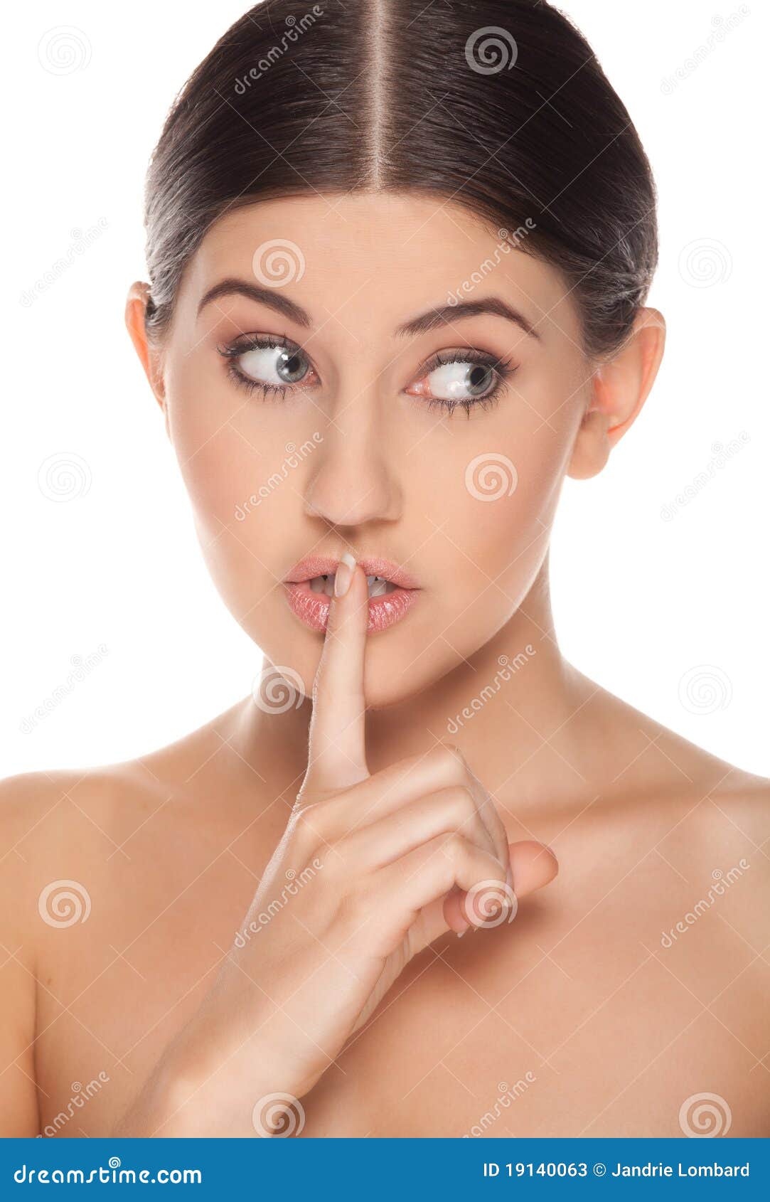 Ssshhhh stock image. Image of cosmetics, natural, front - 19140063