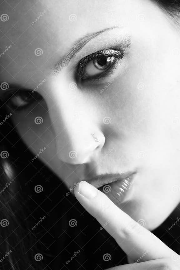 Sssst please stock photo. Image of mooi, saskia, beauty - 423742