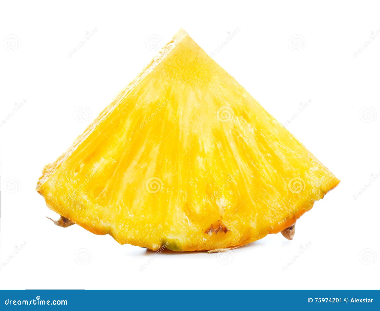 Stück von Ananas stockbild. Bild von organisch, scheibe - 75974201