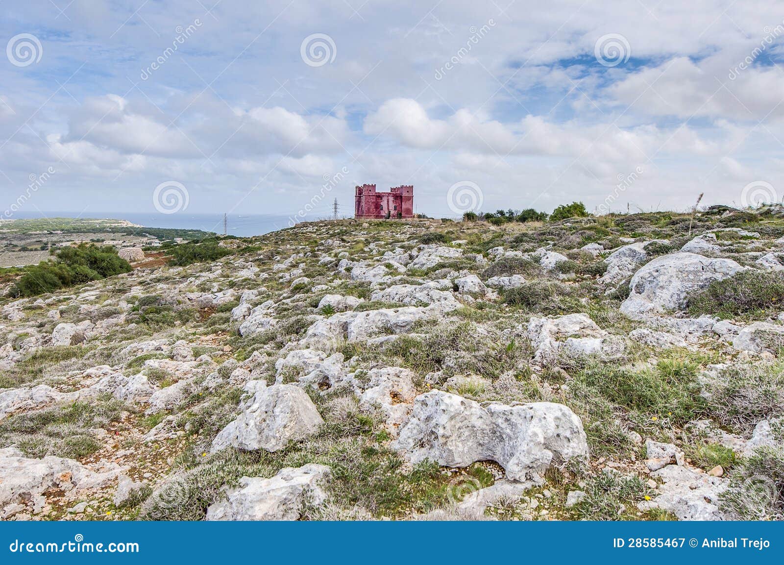 St. Agatha S Tower in Malta Stock Image - Image of daylight, island ...
