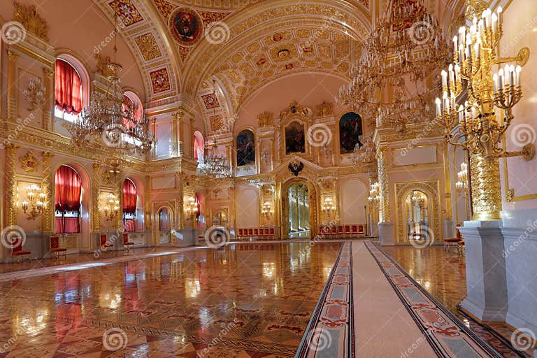 St. Alexander hall stock image. Image of gold, hall, ceremonial - 29696345