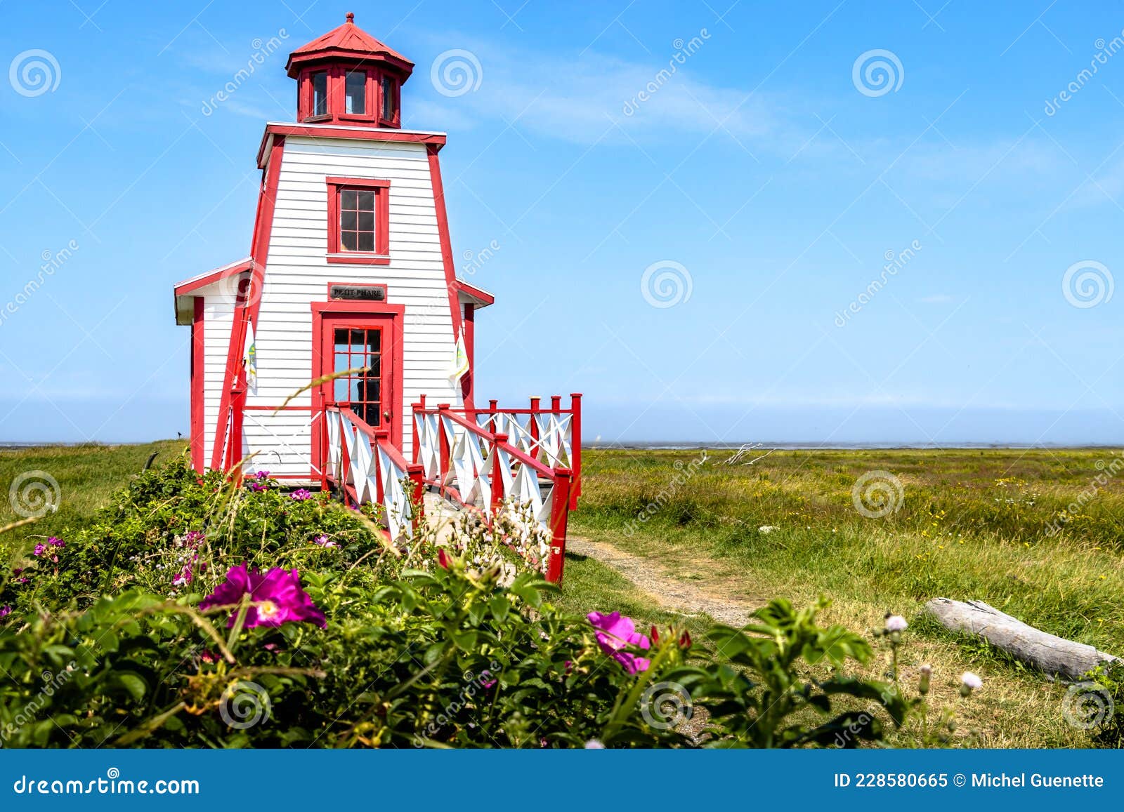 St-Andre-de-Kamouraska Lighthouse. Quebec, Canada Stock Image - Image ...