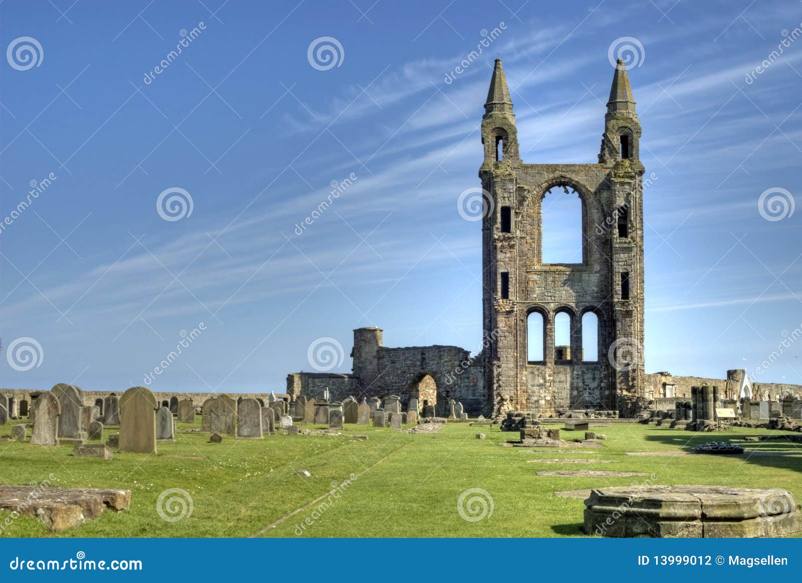 St Andrews Abbey stock photo. Image of scotland, andrews - 13999012