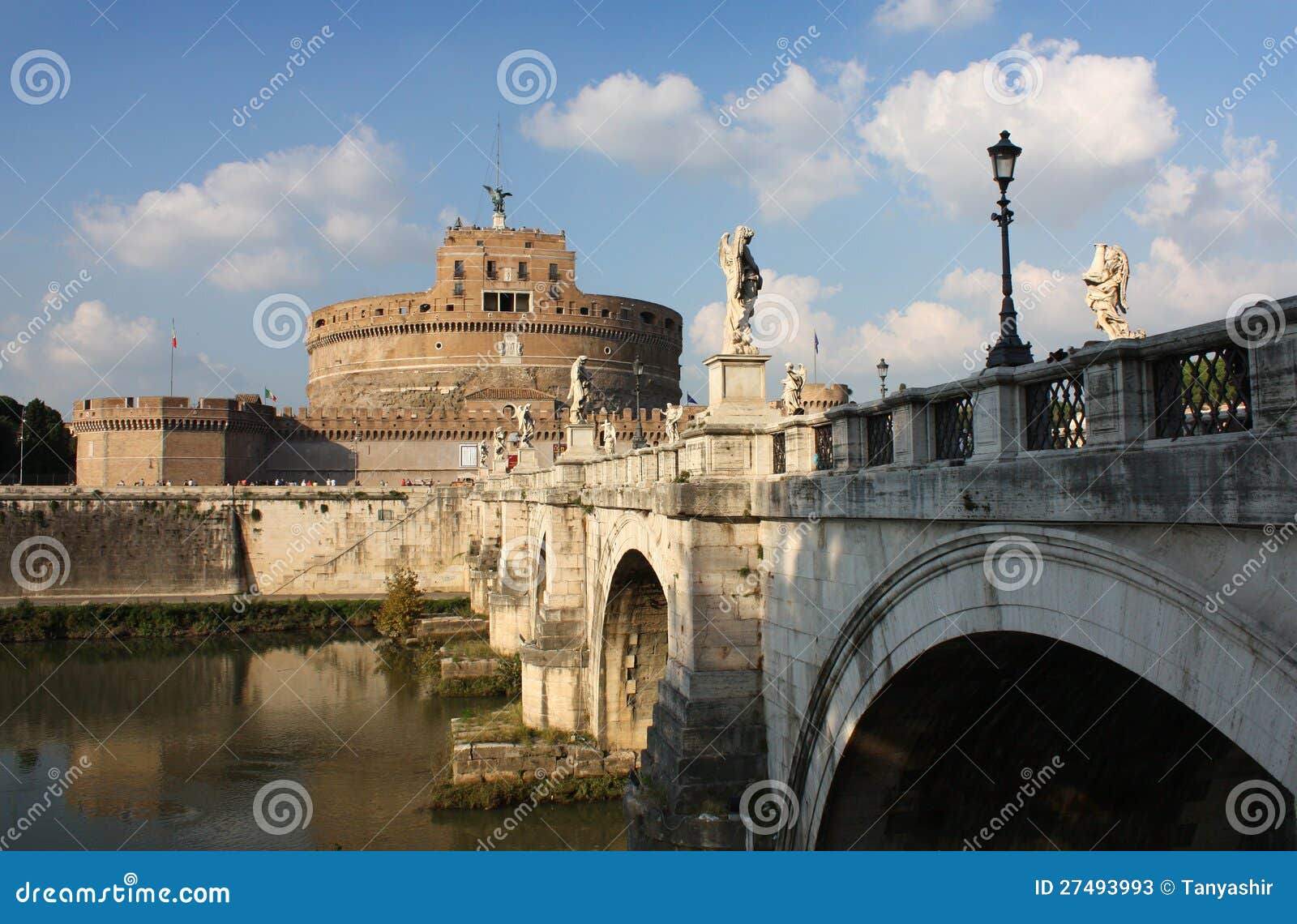 St Angel castle in Roma stock image. Image of beautiful - 27493993