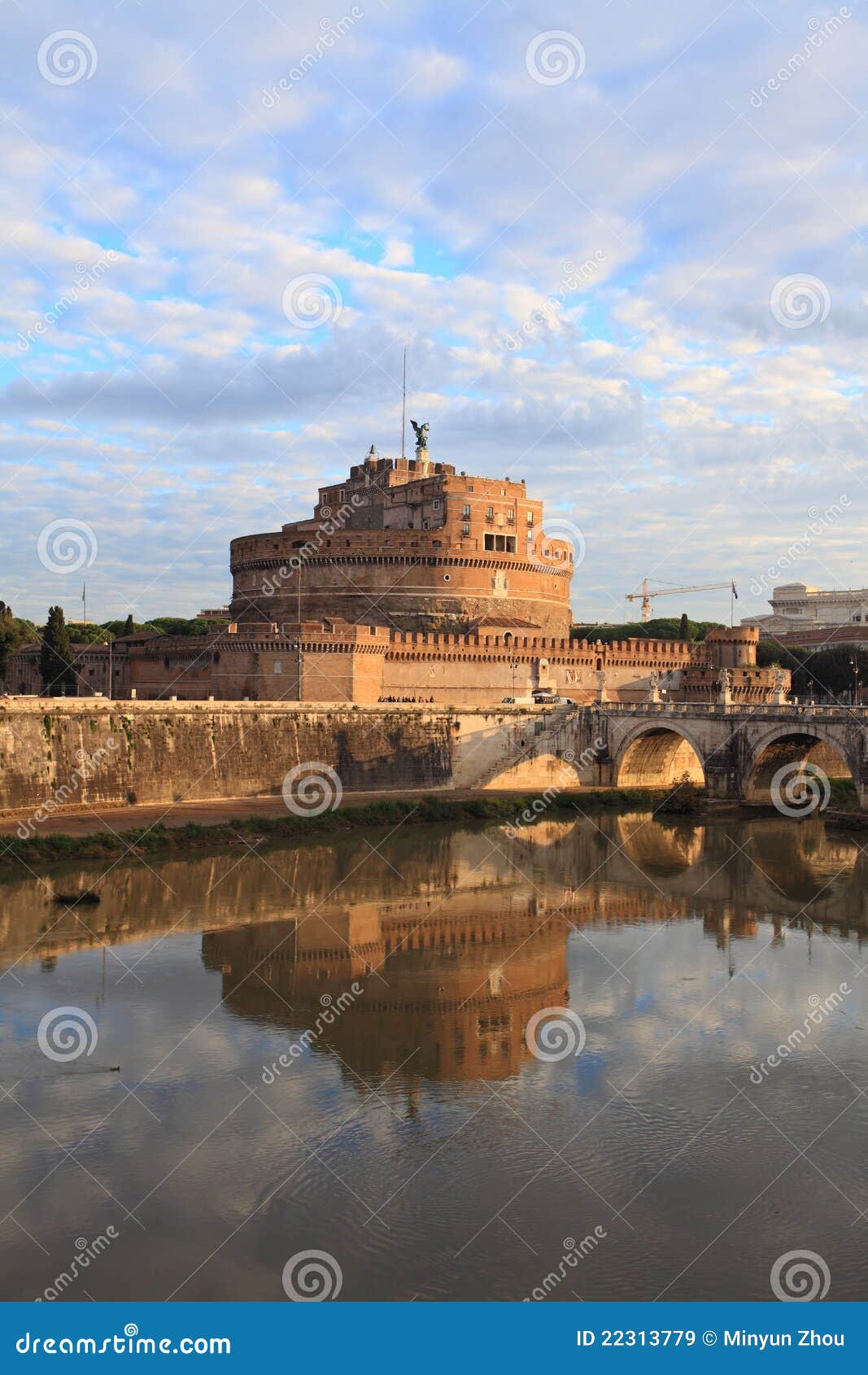 St. Angel Castle, Rome stock image. Image of medieval - 22313779