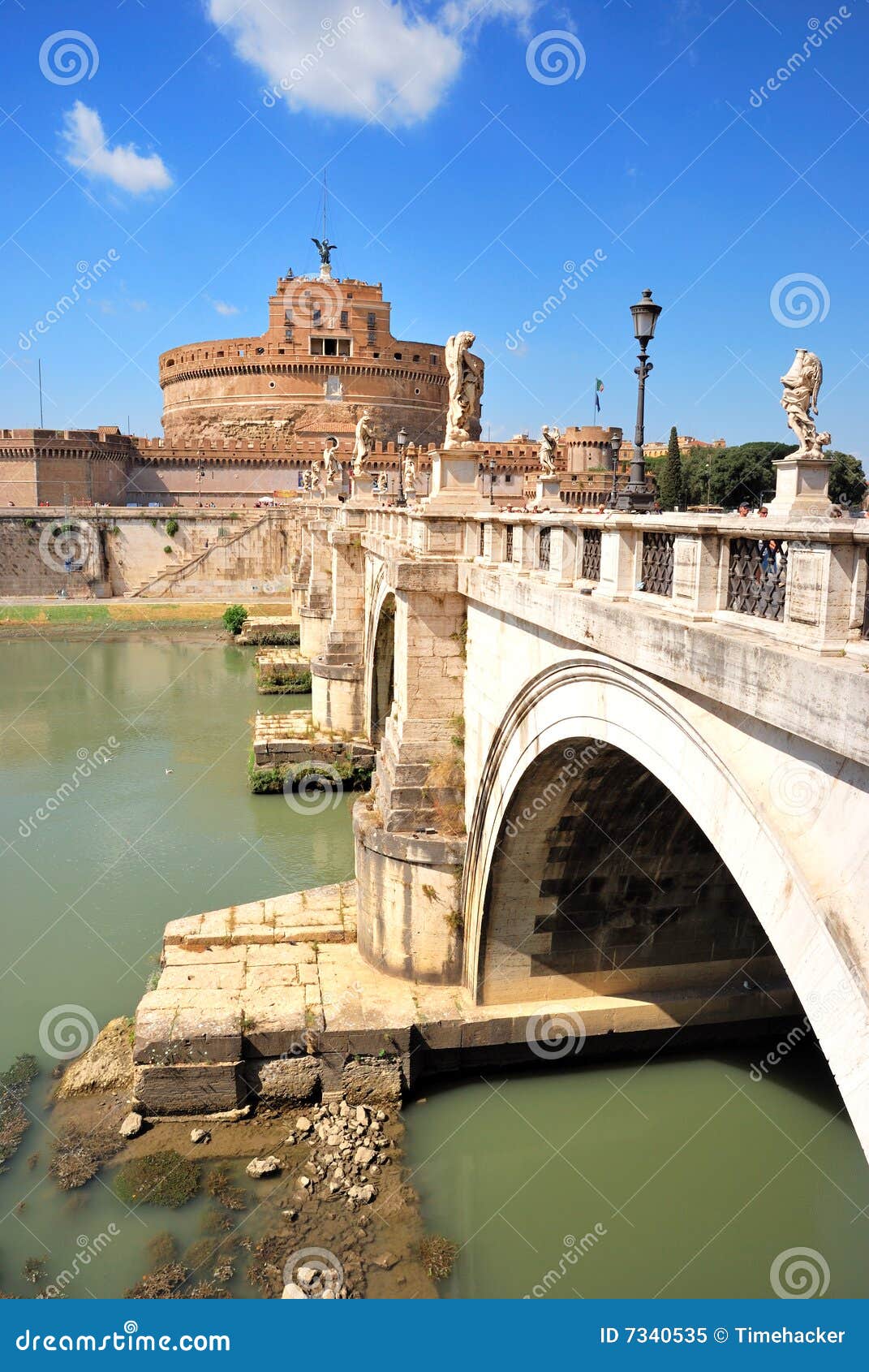 St. Angel Castle, Rome stock image. Image of history, angel - 7340535
