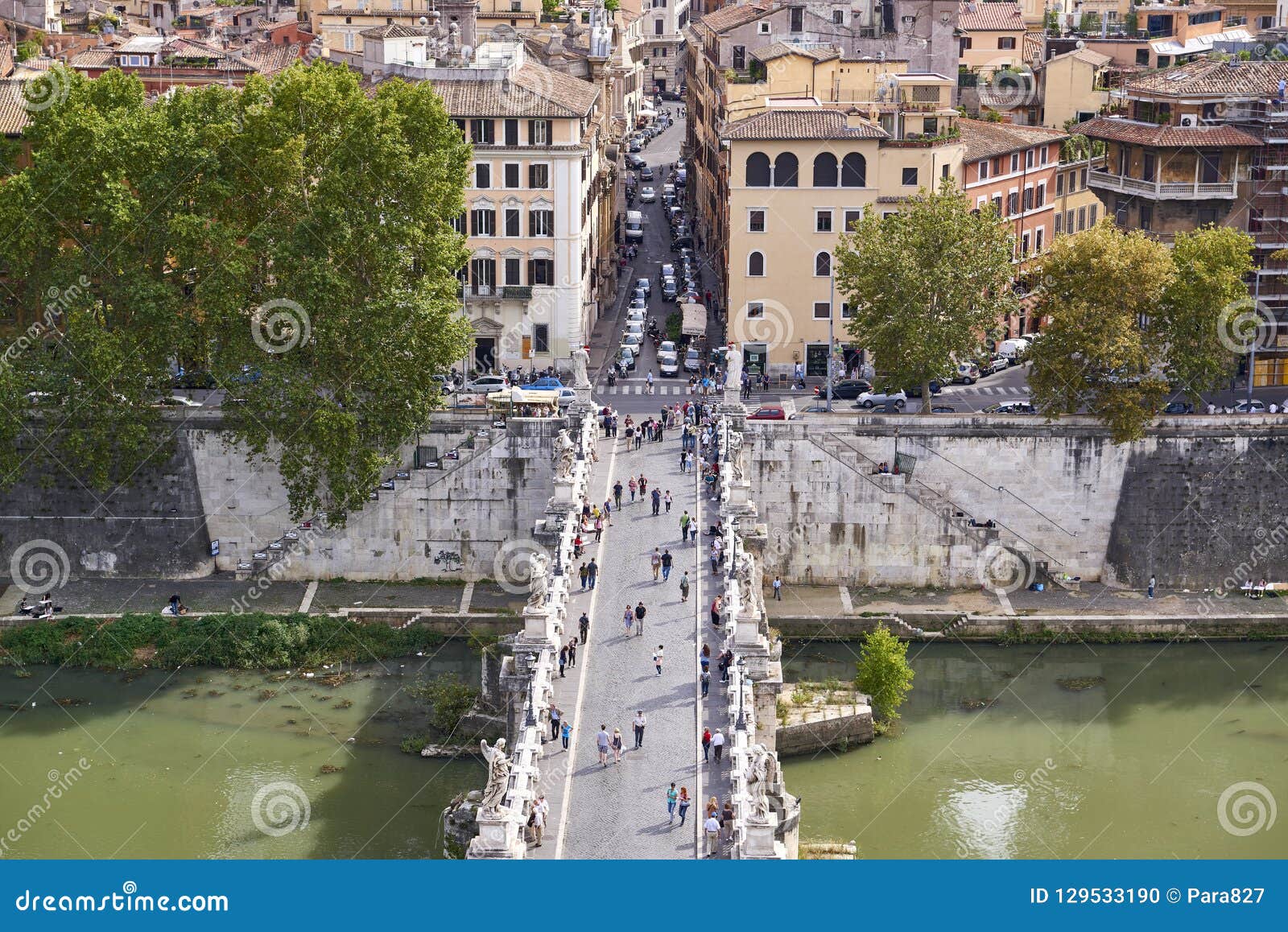 St. Angelo Bridge editorial image. Image of travel, city - 129533190
