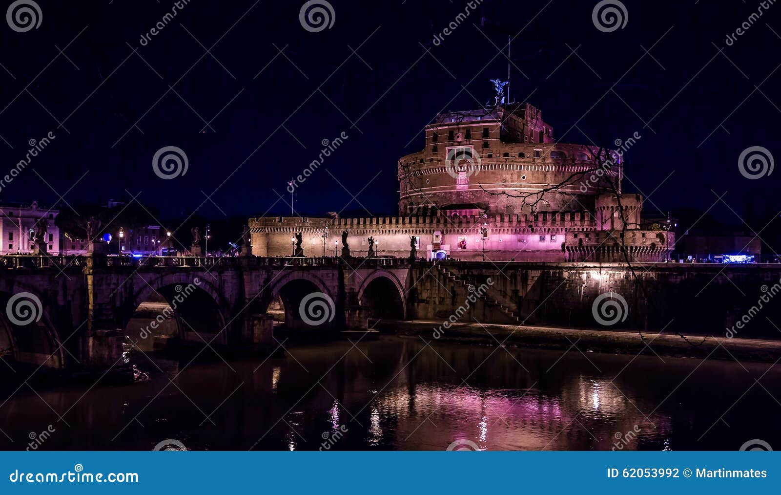 St. Angelo Castle at night stock photo. Image of tourists - 62053992