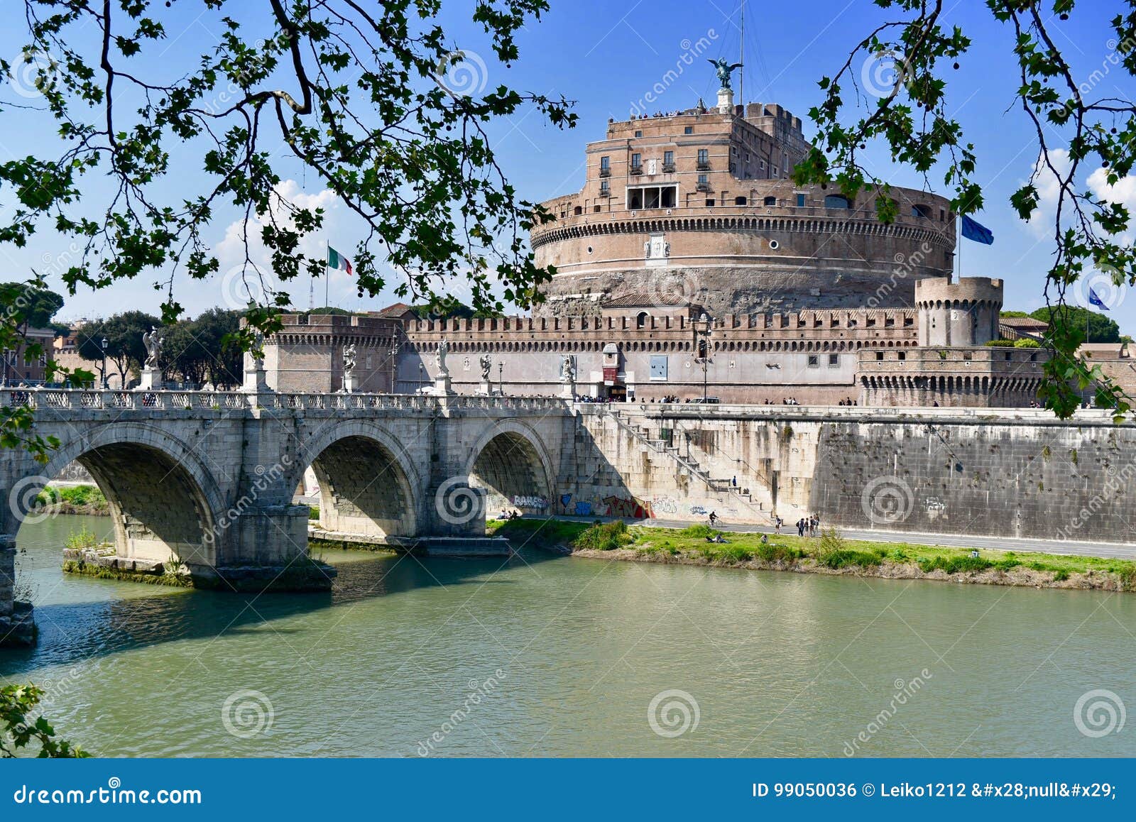 ST Angelo Do Castelo De Roma Foto de Stock - Imagem de ponte, europa ...