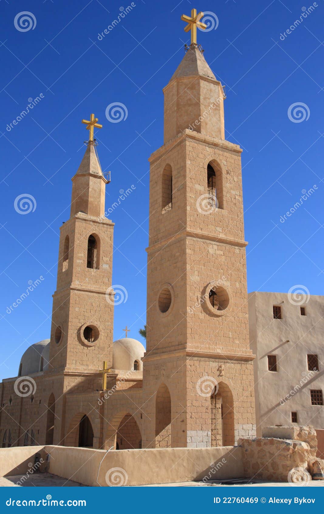 St. Antony S Christian Coptic Monastery, Egypt. Stock Image - Image of ...