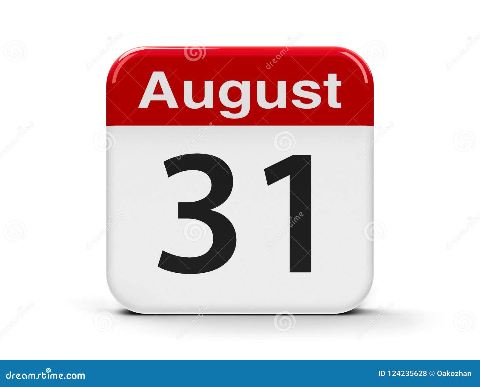 31st August stock illustration. Illustration of symbol - 124235628