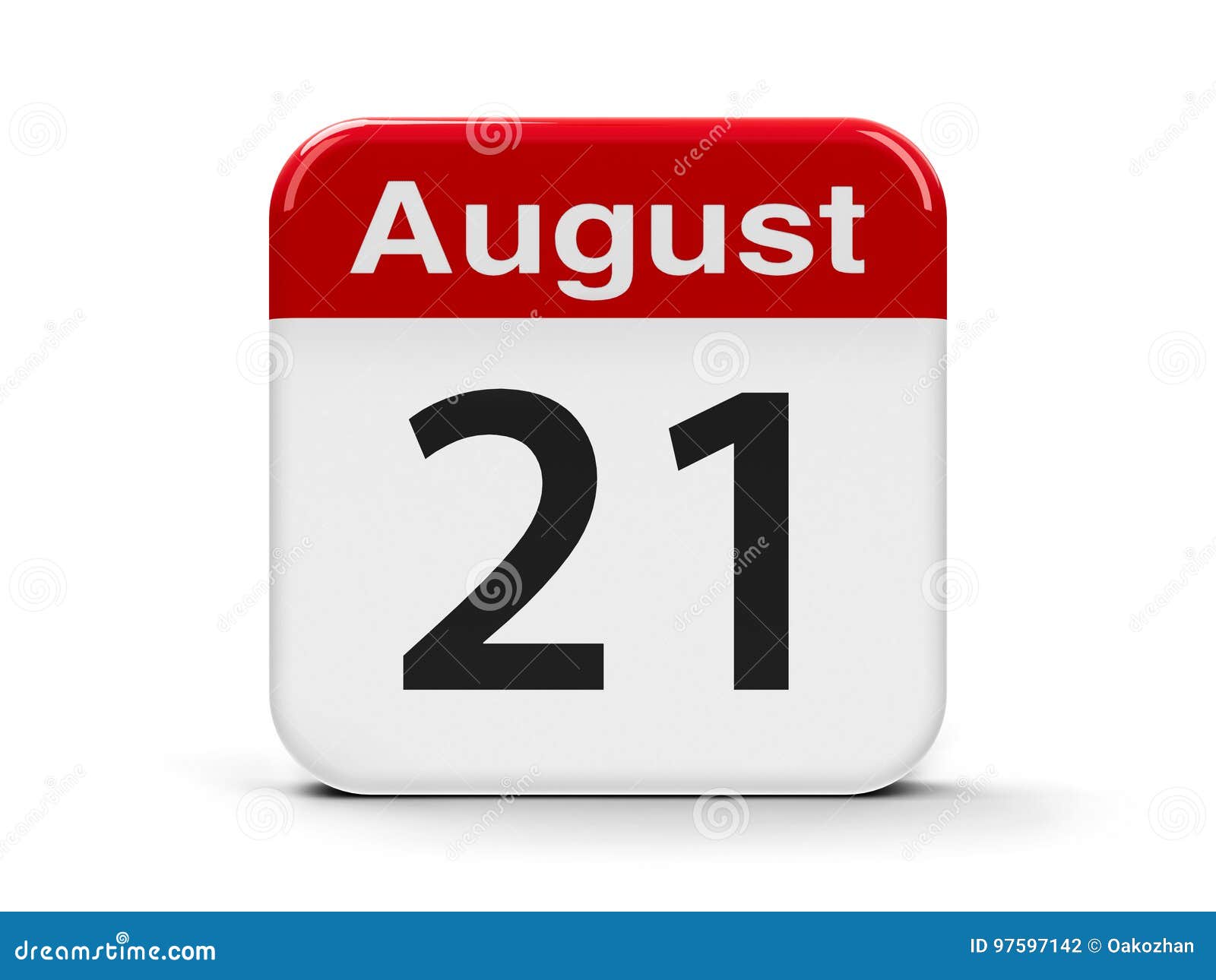 21st August stock illustration. Illustration of deadline - 97597142