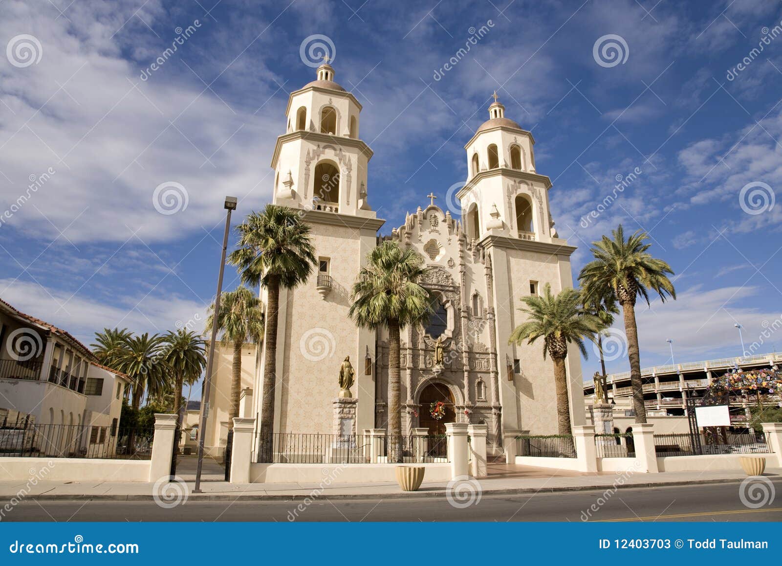 St. Augustine Cathedral in Tucson Arizona Stock Image - Image of tucson ...
