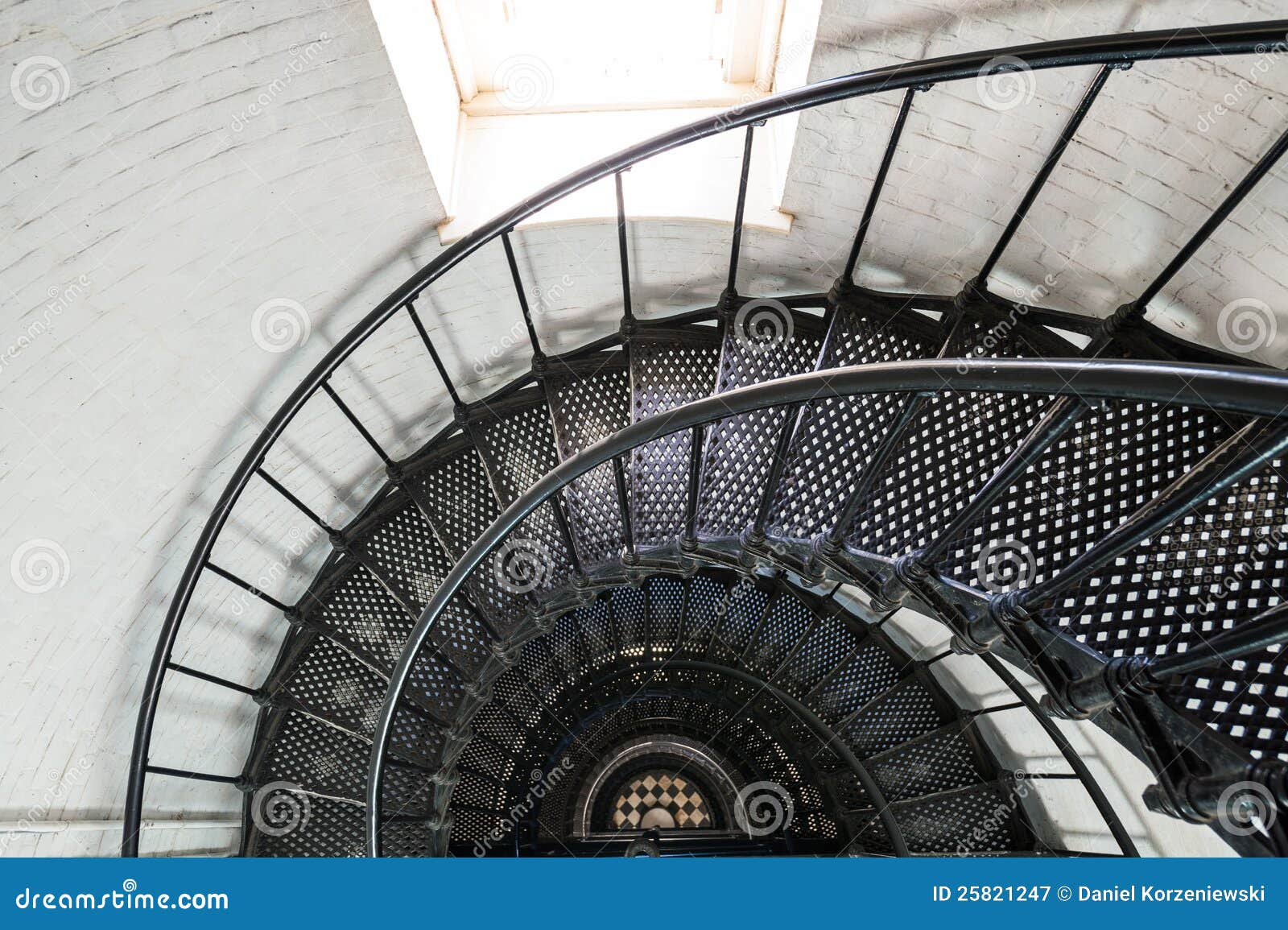 St. Augustine Lighthouse Interior Stock Image - Image of lighthouse ...