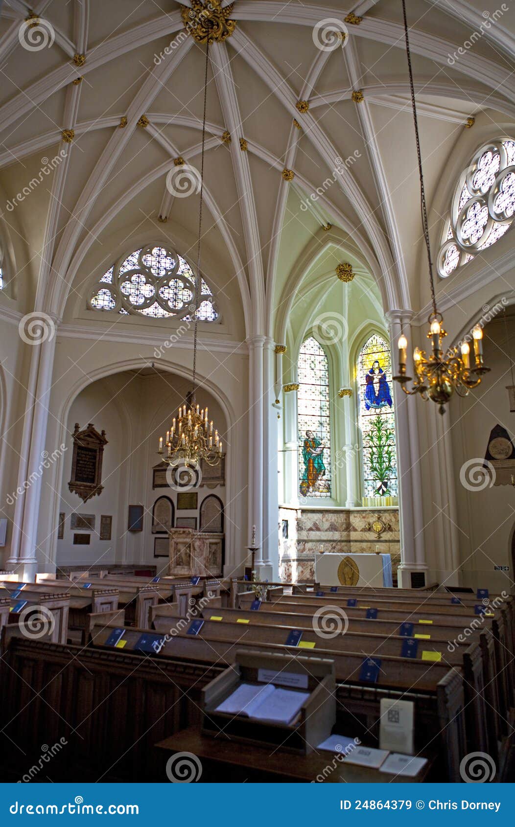 St Bartholomew-the-less Church in London Stock Image - Image of travel ...