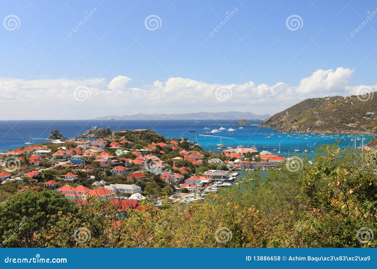St. Barths stock photo. Image of touristic, azure, saint - 13886658