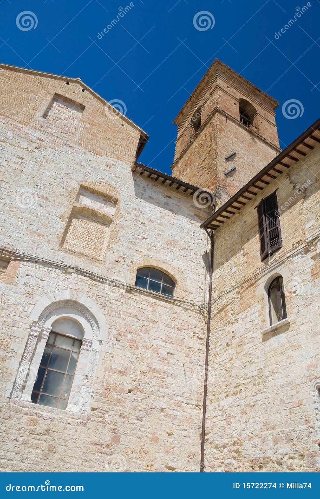 St. Bartolomeo Church. Montefalco. Umbria Stock Photo - Image of italy ...